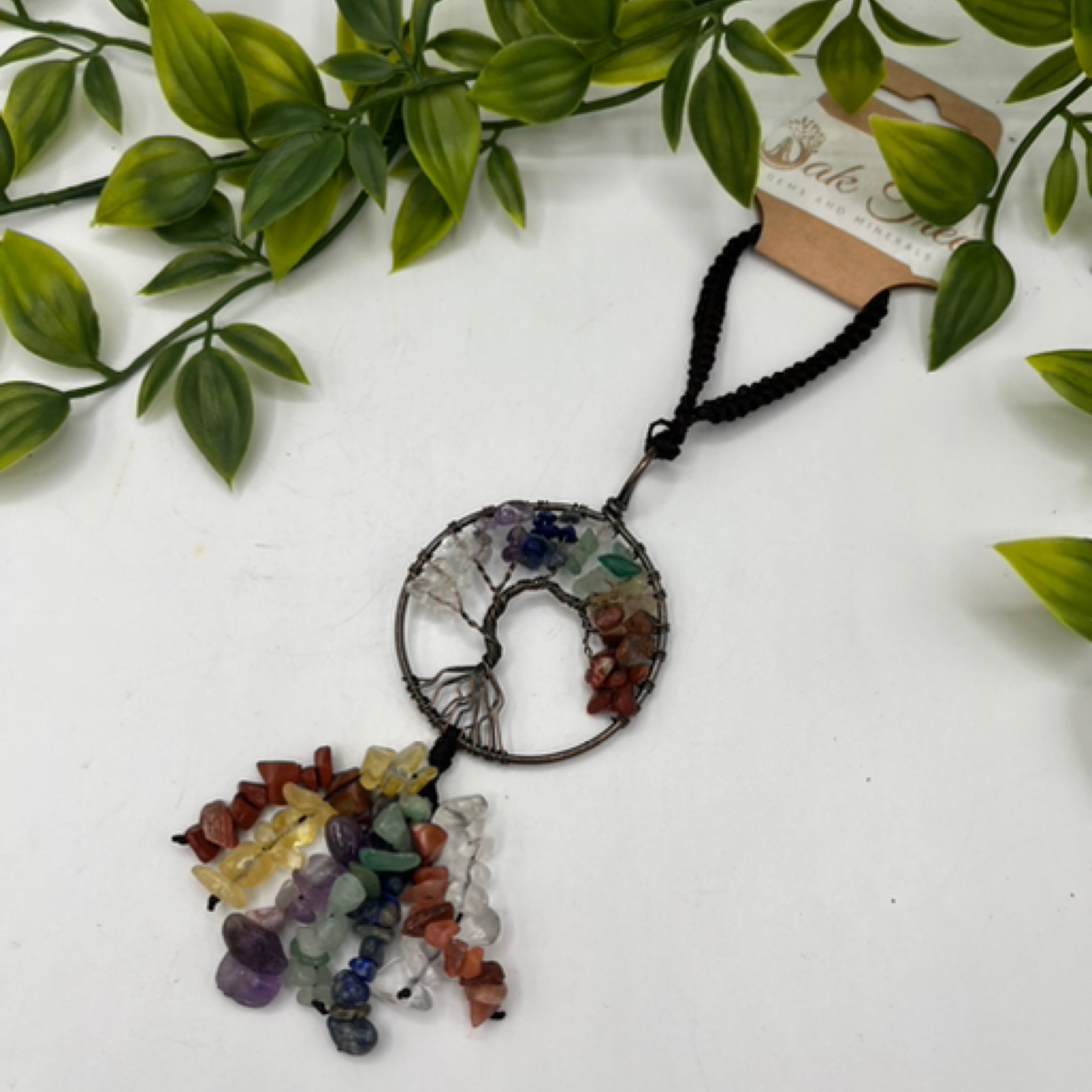 7 Chakra Tree of Life Keychain | The Oak Tree Gems & Minerals