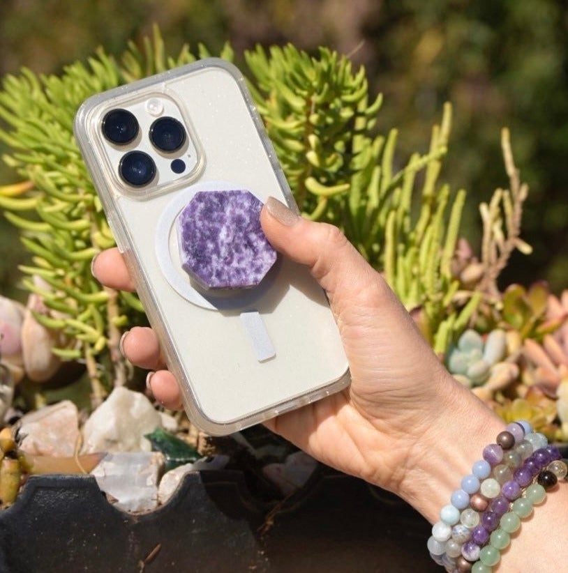 Stone Pop Socket | The Oak Tree Gems & Minerals