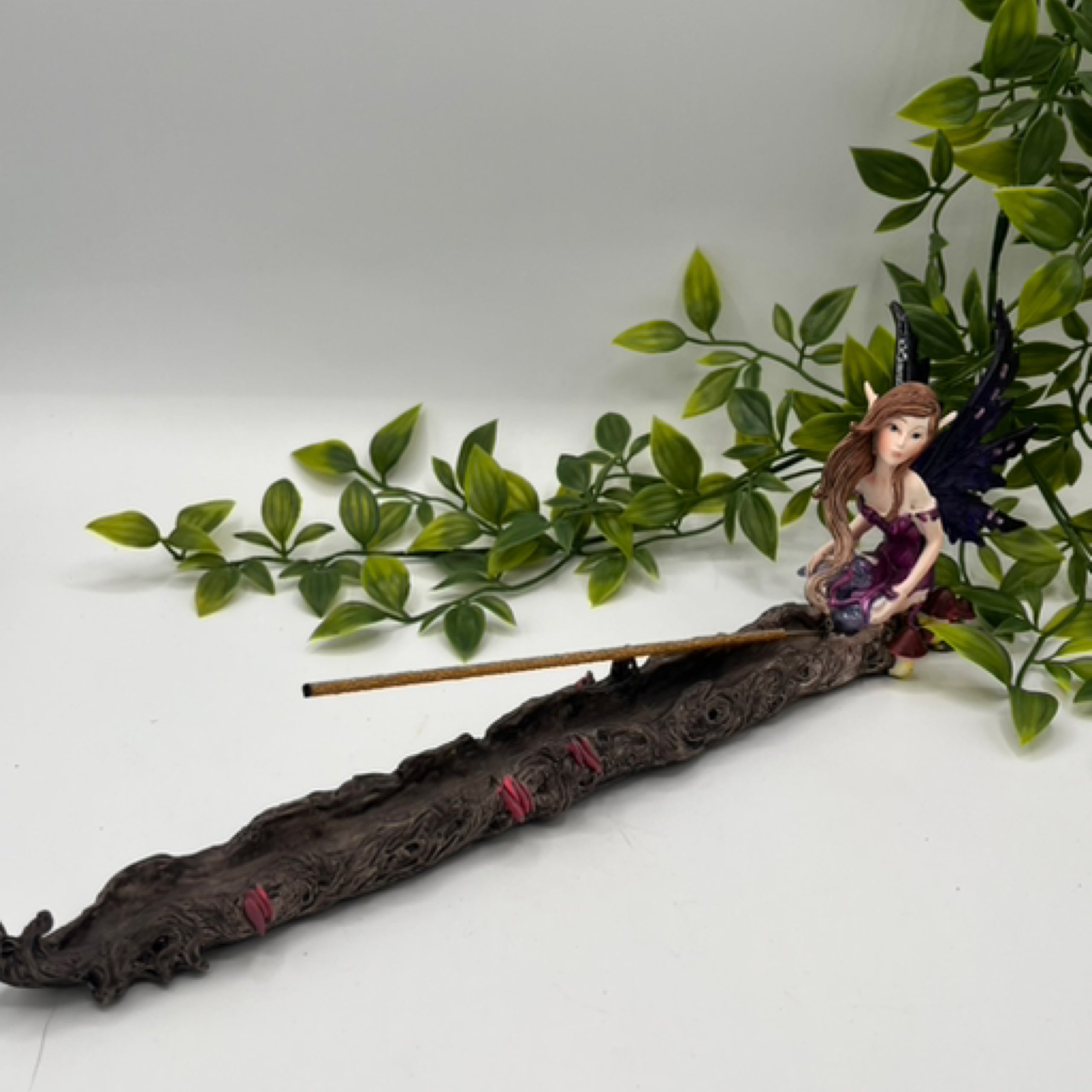 Fairy Incense Holder Rubber Wings | The Oak Tree Gems & Minerals